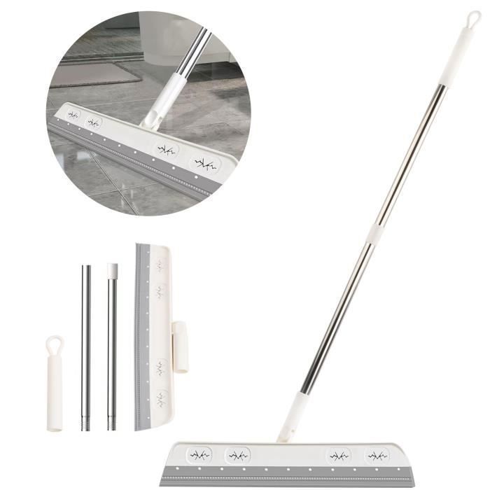 Raclette de Sol en Silicone, Balai Raclette Sol avec Caoutchouc Manche ...