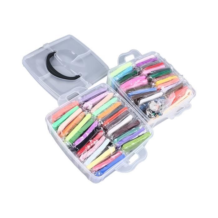 Ensemble D’Argile À Modeler 50 Couleurs Kit D'Argile À Modeler, 50 ...