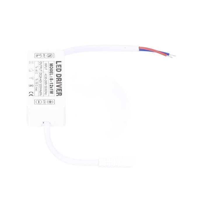 Driver LED - DUOKON - Modèle 8-12X1W - 300mA - DC24-42V - Protection ...