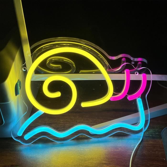 Neon Led, Escargots Enseignes Au Néon Par Usb Avec Interrupteur ...