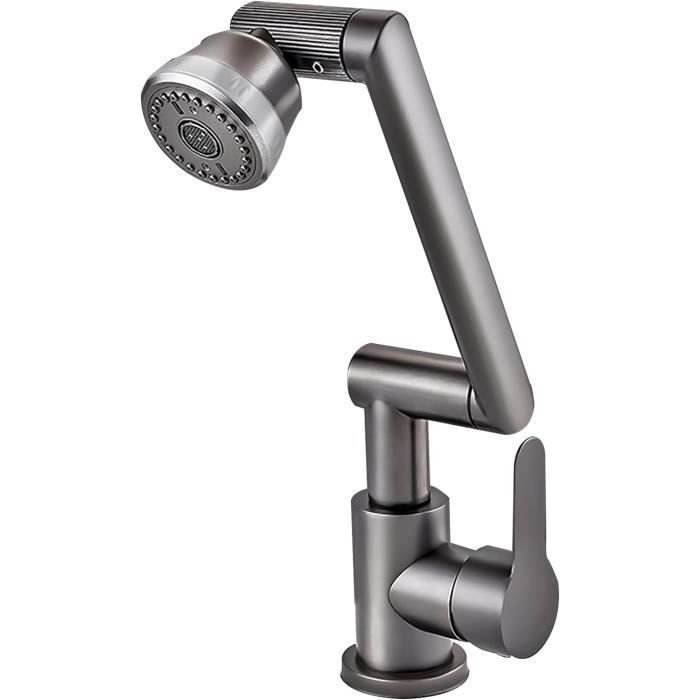 Robinet De Cuisine Flexible Rotation À 360°Mitigeur Cuisine Inox ...