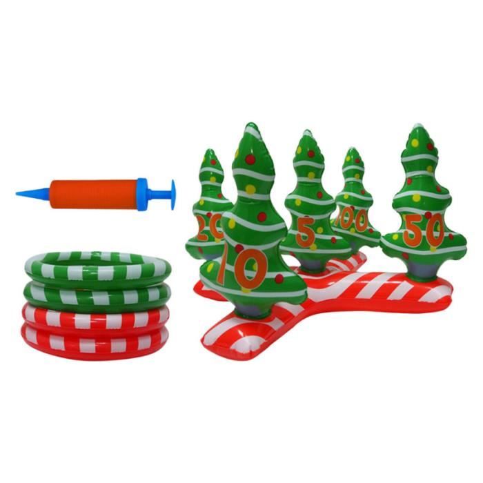 1 Set Christmas Tree Ring Toss Game Party Games Supplies hochet jouet ...