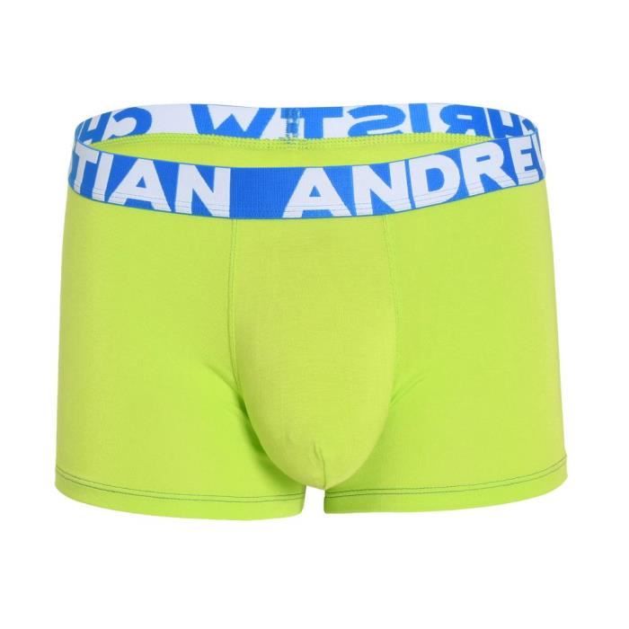 Boxer Homme ALMOST NAKED® Bamboo Boxer Fresh Lime - Vert - Andrew ...