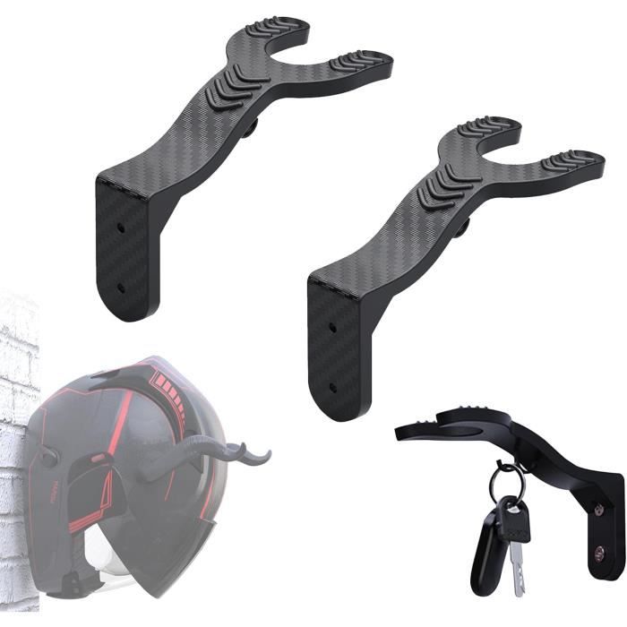 Porte Casque Moto, 2 Pièces Support Casque Moto Mural, Accessoire ...