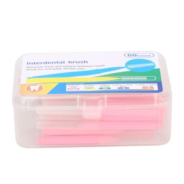Brosse Interdentaire Orthodontique MXZZAND - 60pcs - Nettoyage Dentaire ...