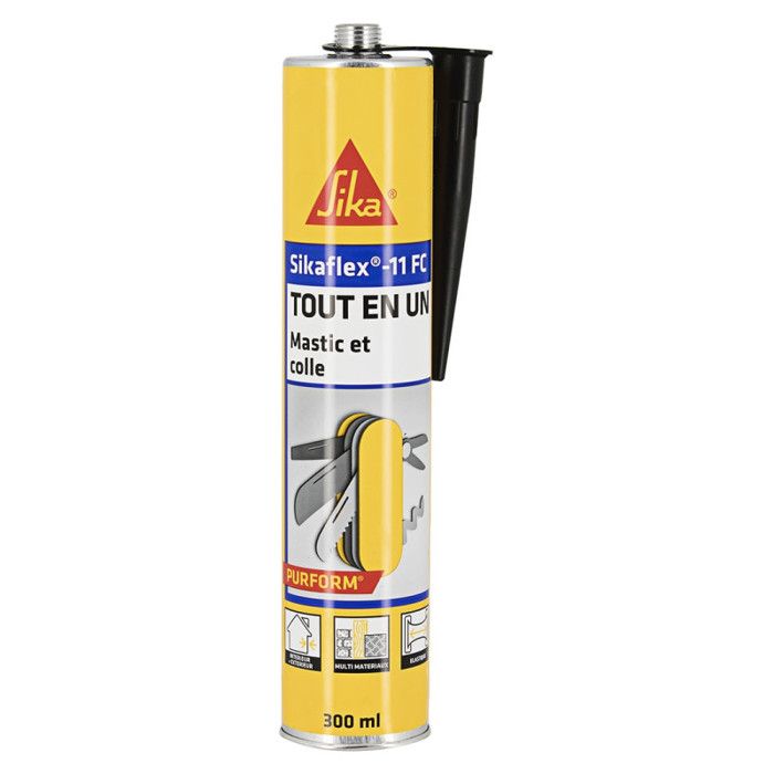 Mastic Joint et Colle - SIKA - Sikaflex 11 FC Purform - 380g - Couleur ...
