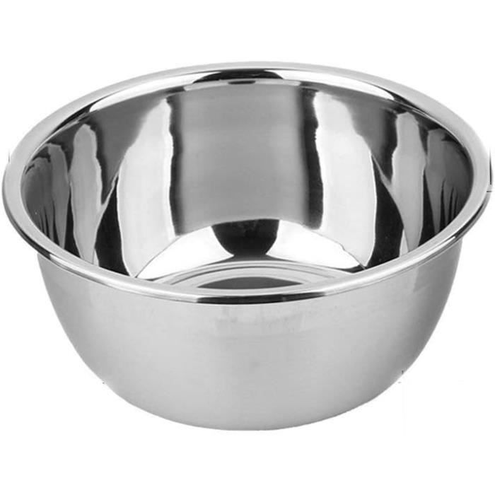YNC Bol de cuisine, bol mélangeur multifonction en métal, bol en acier ...