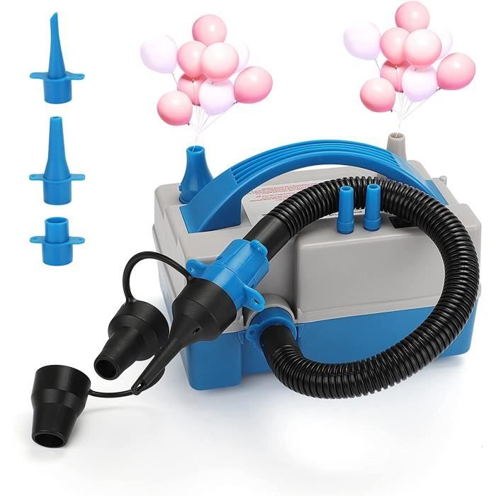 Piashow Pompe à Ballon électrique 600W, 2 en 1 Pompe à Air Gonfleur ...
