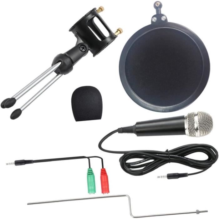 Ensemble Mic Pour Téléphone Microphone À Condensateur Portable ...