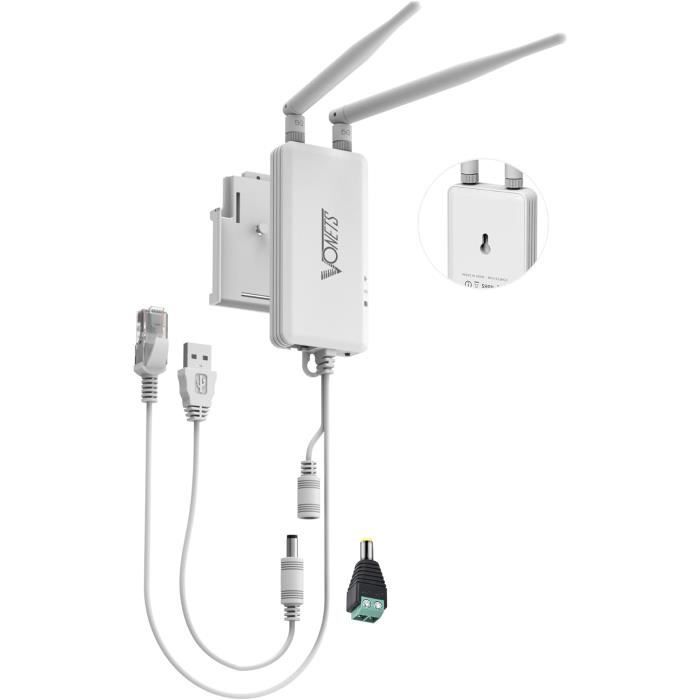 Industriel 5Ghz Pont Wifi-Mini Routeur-Wifi Vers Ethernet-Couvercle De ...