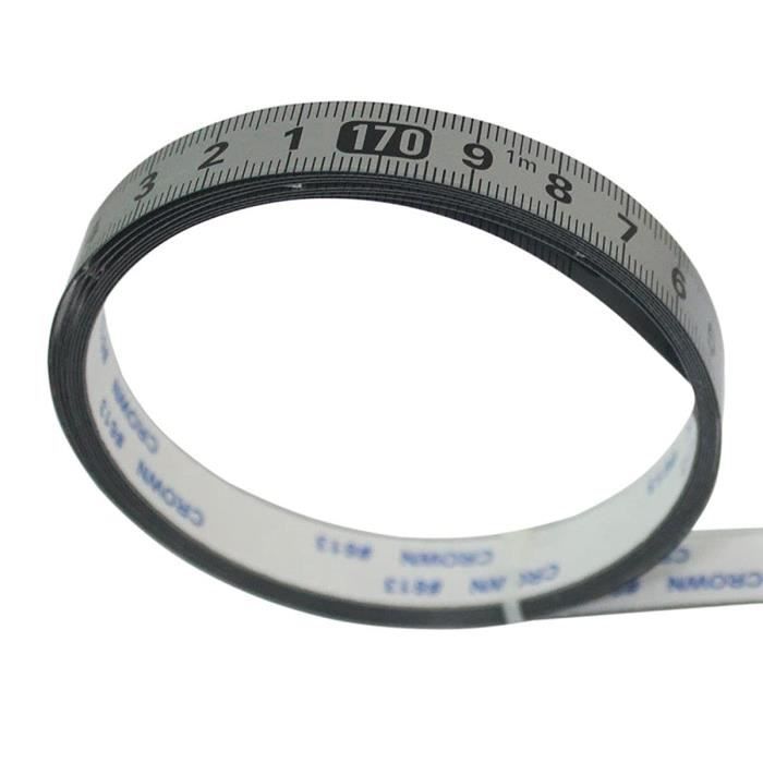 Ruban À Mesurer Autocollant En Acier Au Carbone, 13 Mm De Large, Ruban ...