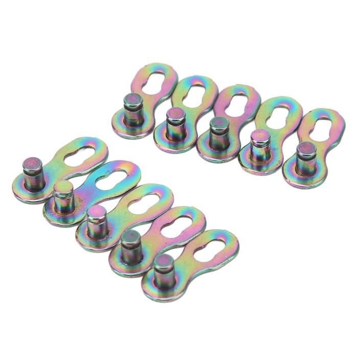 Maillon manquant de chaîne de vélo - VGEBY - 10 paires - Acier au ...