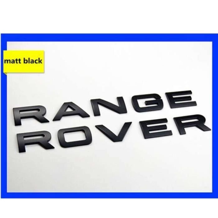 JKL07994-DECORATION VEHICULE.Badge autocollant noir brillant en acier gris chromé ABS, emblème ...