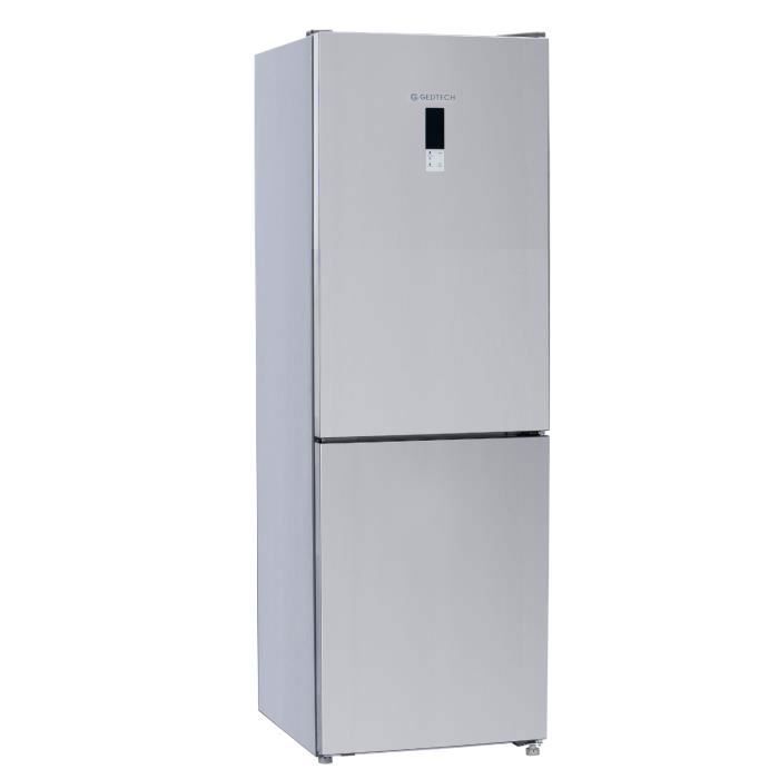 GEDTECH Réfrigérateur combiné GCB409NFIX conglateur bas 409L ( 267L ...