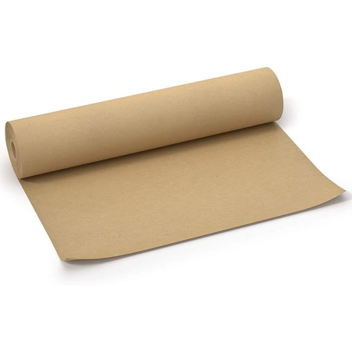 Rouleau de Papier Kraft - SODIAL - 0,3 * 30 m - Marron - pour Emballage ...