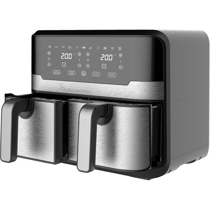 MasterPRO Rocket Duo 900 Friteuse sans Huile Noir Contenance 9 L et ...