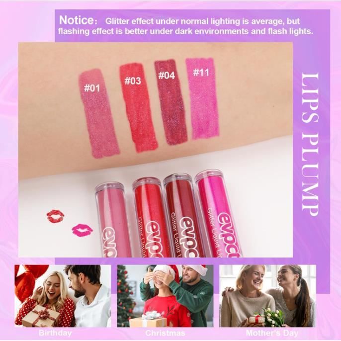 Rouge à Lèvres - Noname - 3 Pièces Lot Pailleté - Longue Tenue ...