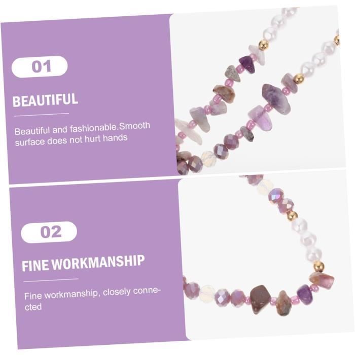 4 Pièces Perle Mobile Téléphone Chaîne Perle Téléphone Chaîne Clé ...