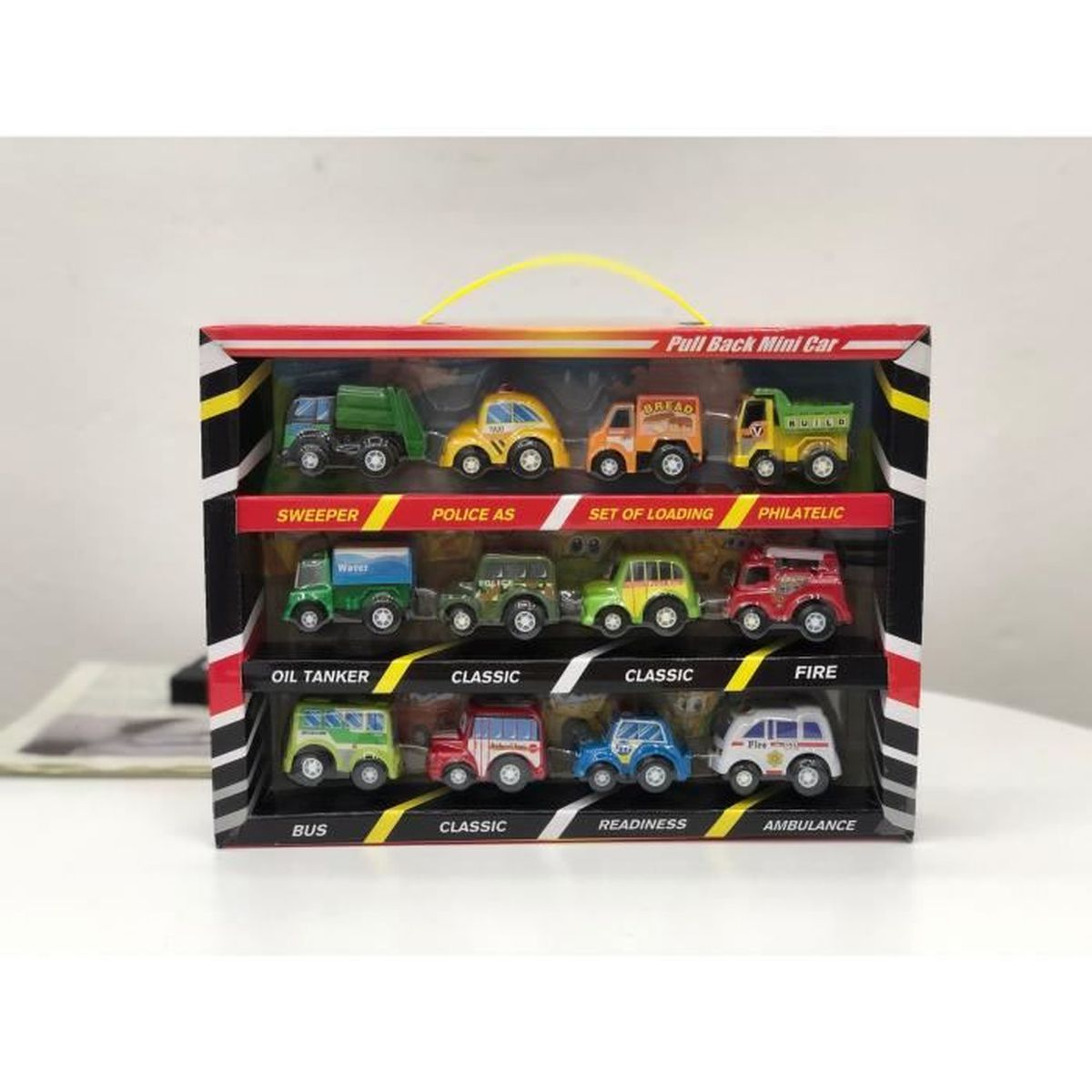 Mini Voitures Jouets Enfant,12 Pcs Petites Voitures, Voiture Miniature ...