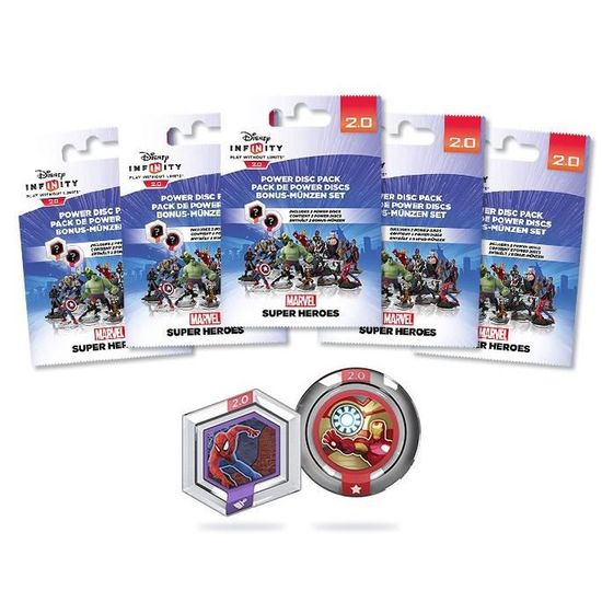5 Power Discs Disney Infinity 2.0: Marvel V1 - Cdiscount Jeux vidéo