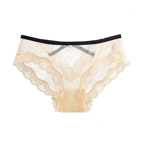 Culotte-slip,Culotte taille basse en dentelle pour femme,string sexy ...