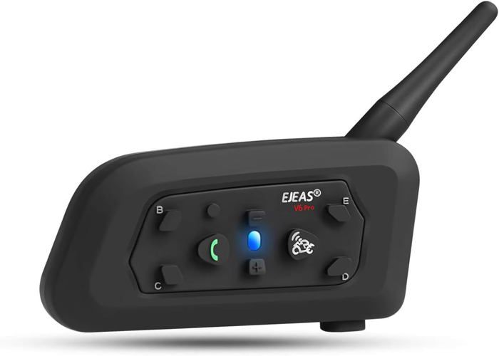Intercom Moto - V6 Pro - Bluetooth 3.0 - Autonomie 12h - Connecte 6 ...