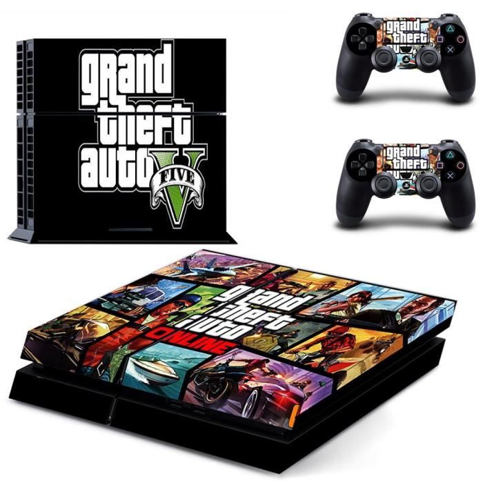DPTM1600 - Grand Theft Auto GTA 5 PS4 Sticker, Play Station 4 Skin, PS ...