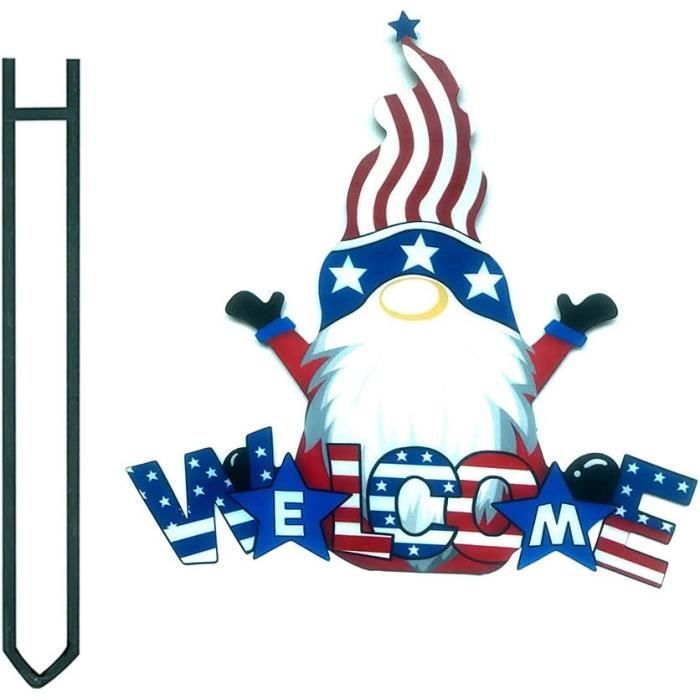 Mignon Nains De Jardin En Métal Statue Art Nain Décor Ornements Pour La ...