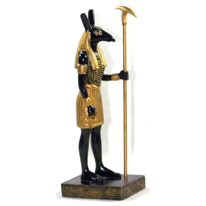 Statuette Dieu Egyptien Seth - Cdiscount Maison