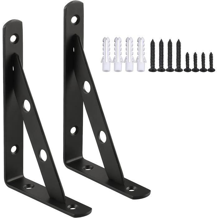 Équerre Étagère Murale 2Pcs Équerre de Fixation 150 x 105 mm Équerre ...