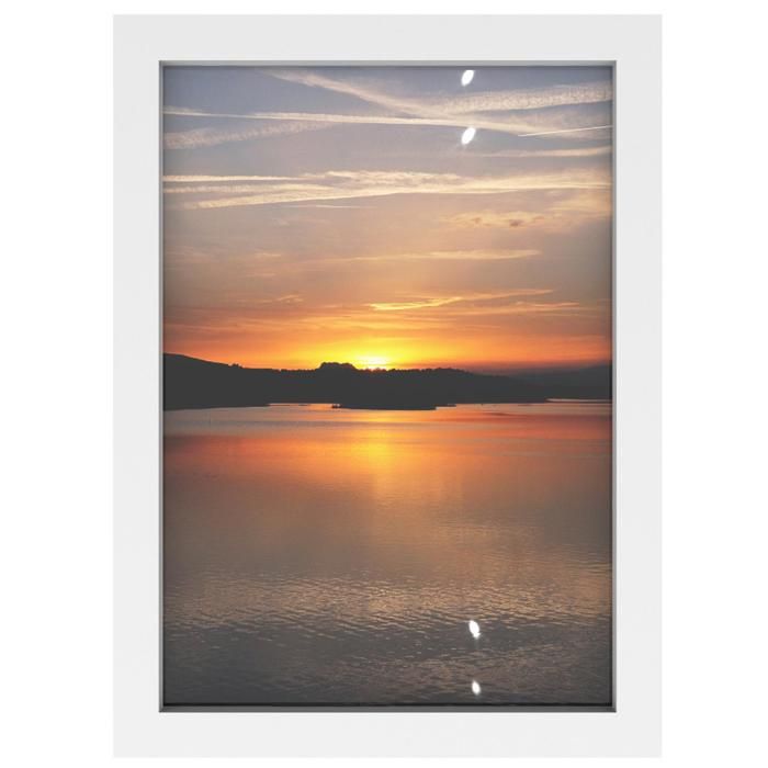 Intirilife Beau Cadre pour Posters et Photos en Blanc Taille 32.5 x 23. ...