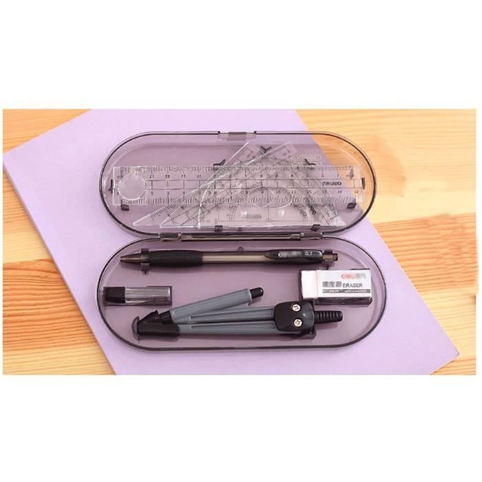 COMPAS Dessin Compas Dessin Compass Set Test Geometry Set, Papeterie à ...