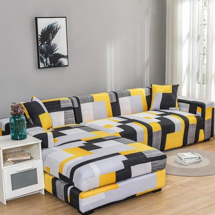 Housse De Protection Extensible Pour Canapé Et Fauteuil 1 2 3 4 Places ...
