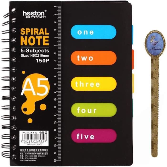 Cahier À Spirale Carnet-Journal Carnet De Notes Jolie Cahier Avec ...