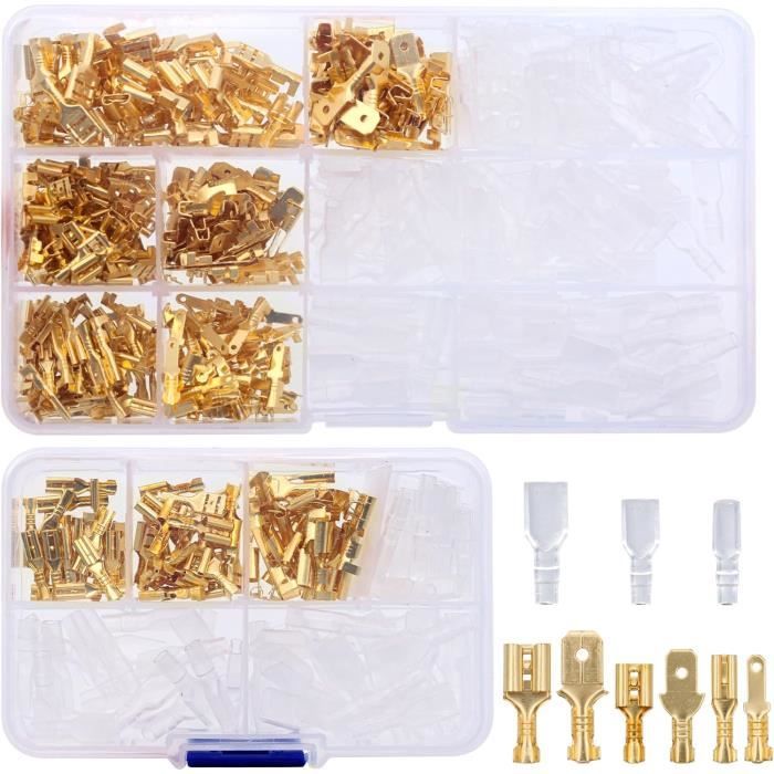 Lot De 570 Connecteurs Électriques À Sertir, Embouts Électriques ...