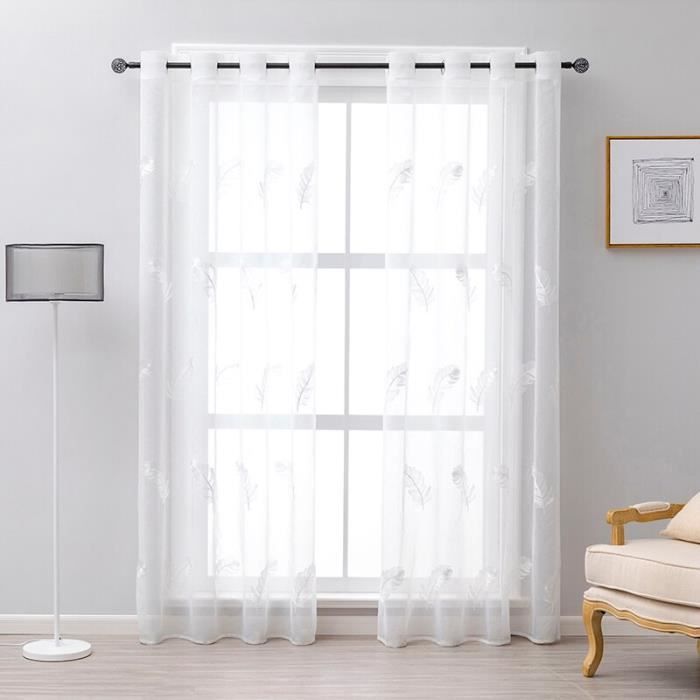 Photophore - Lanterne A Bougie BZXHZ DK Embroidered Feather Sheer ...
