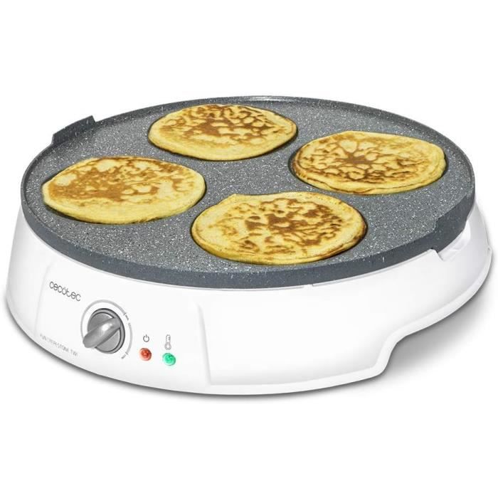 Crépière Fun Crepestone Twin. 1200W De Puissance Et Revêtement Anti ...