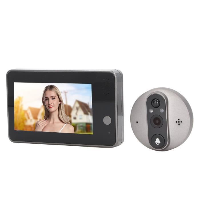 EJ.life caméra de sonnette Visionneuse de porte vidéo 1080P judas ...
