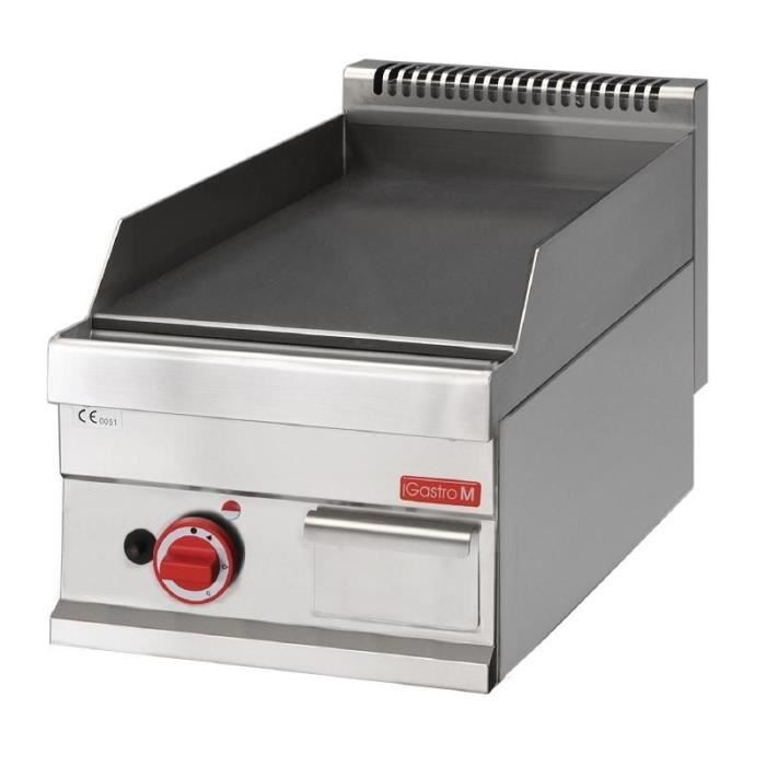 Fry-top gaz plaque lisse Gastro M 65/40 FTG - Cdiscount Electroménager