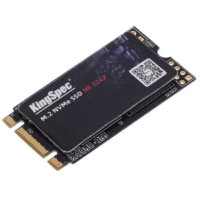 Disque dur SSD M.2 NVME 2242 PCle Gen 3×2, NVMe 1.3 KingSpec 1To NE-1TB ... Disque dur SSD M.2 NVME 2242 PCle Gen 3×2, NVMe 1.3 KingSpec 1To NE-1TB ...