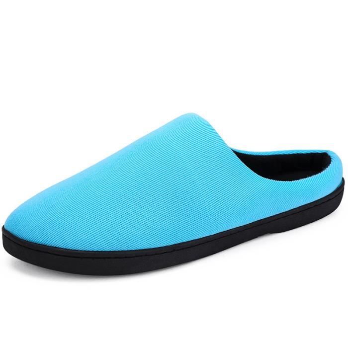 Pantoufles Mixtes - Meilleure Qualité - Ultra Confortable - Bleu Bleu ...