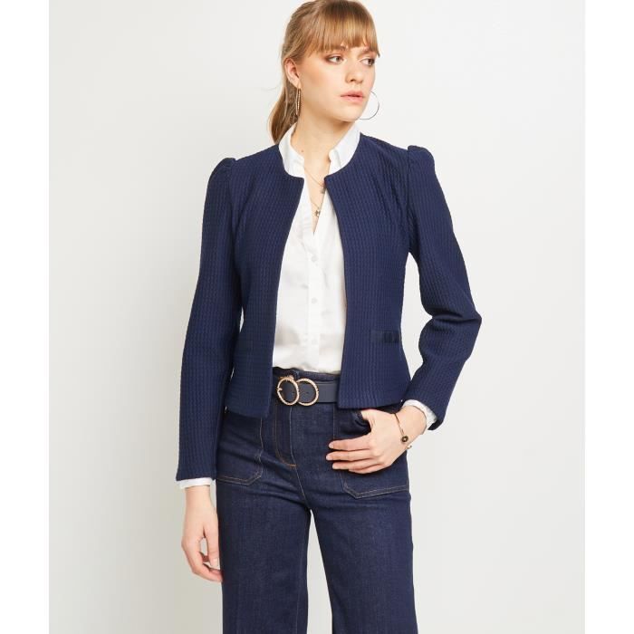 GRAIN DE MALICE - Veste en maille femme Marine - Cdiscount Prêt-à-Porter