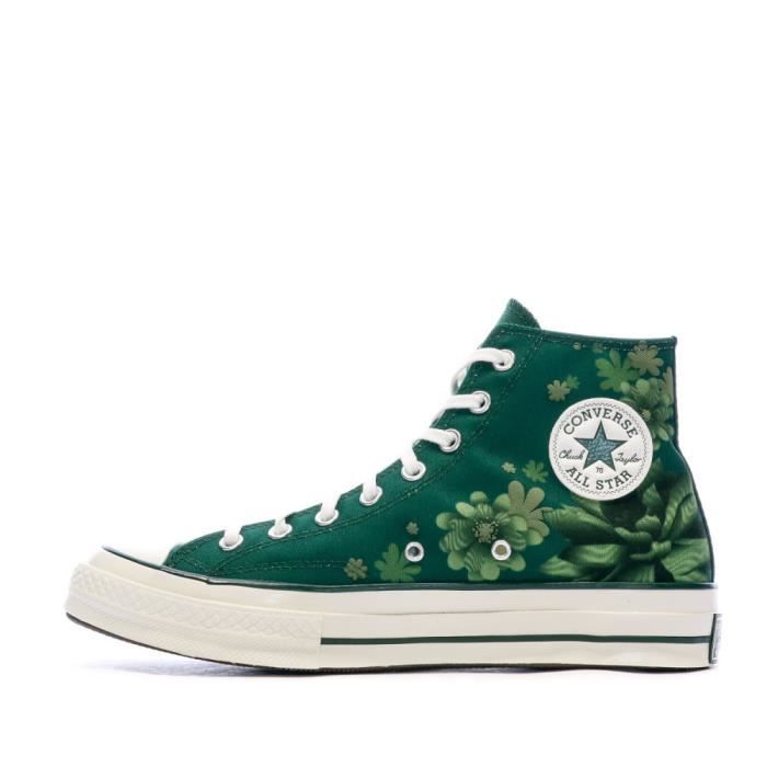 Baskets Verte Homme Converse Chuck 70 Floral Green - Cdiscount Chaussures