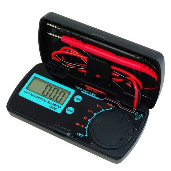 Digital Multimètre LCD Affichage AC DC Volt Amp ohm Auto Power Off ...