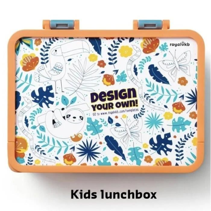 LUNCH BOX Boite à Repas / Déjeuner / Gouter Personnalisable Enfant ...