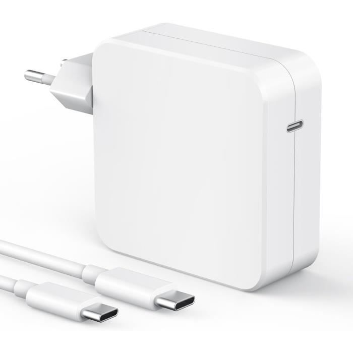 Chargeur Usb C 67W Avec Câble De Charge Usb - C Vers C 2M Pour Mac Book ...