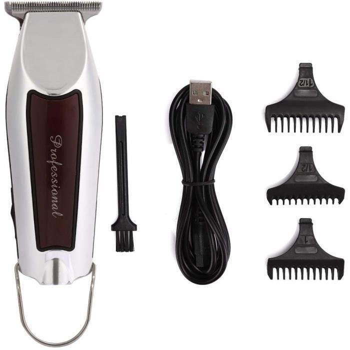 Tondeuse Shaver,Professional Hair Clipper Usb Rechargeable Electric ...
