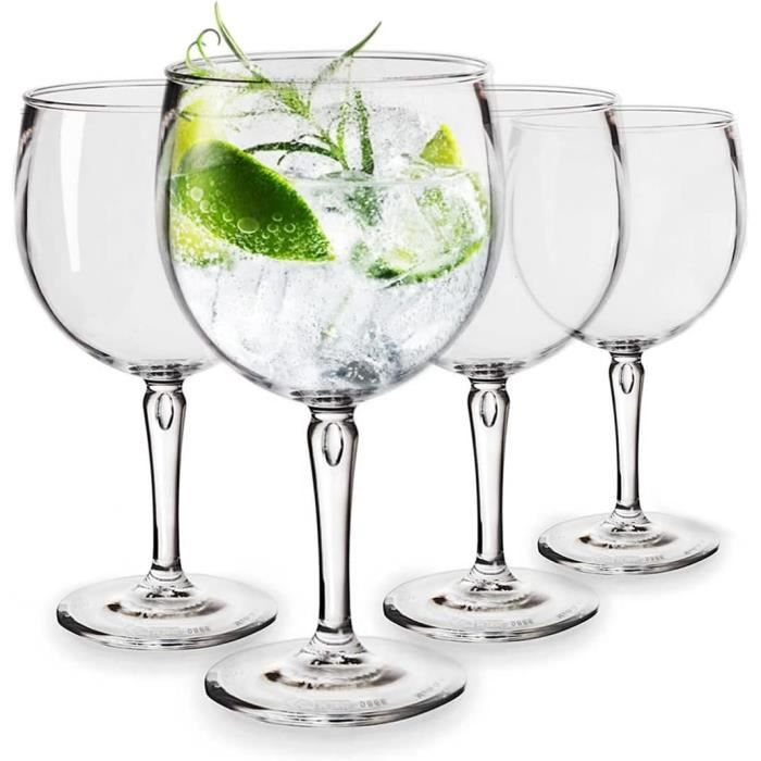 RB Verres Ballons Cocktail Gin Plastique Supérieure Incassables ...