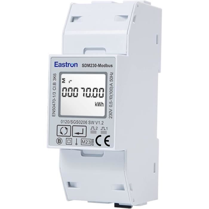 SDM230 Modbus V2 RS485 Monophasé Compteur d'énergie Moniteur de ... SDM230 Modbus V2 RS485 Monophasé Compteur d'énergie Moniteur de ...