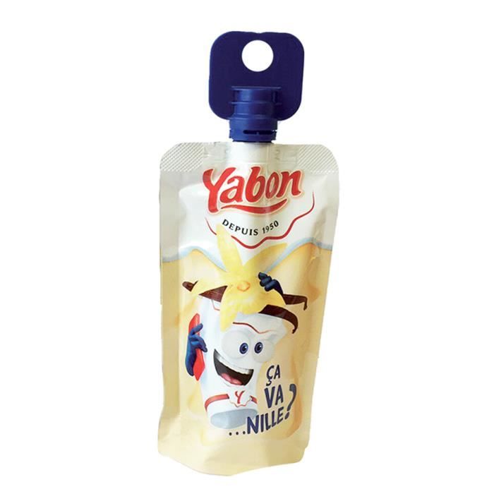 Crème dessert en gourde vanille YABON 80grs (Bte : 32pcs) - Cdiscount ...